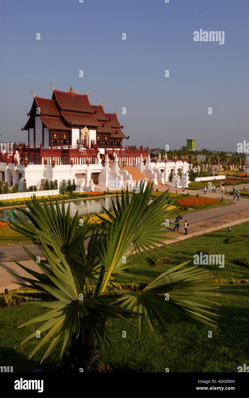 Royal Pavilion at the Royal Flora Show Ratchaphruek Park Chiang Mai in ...