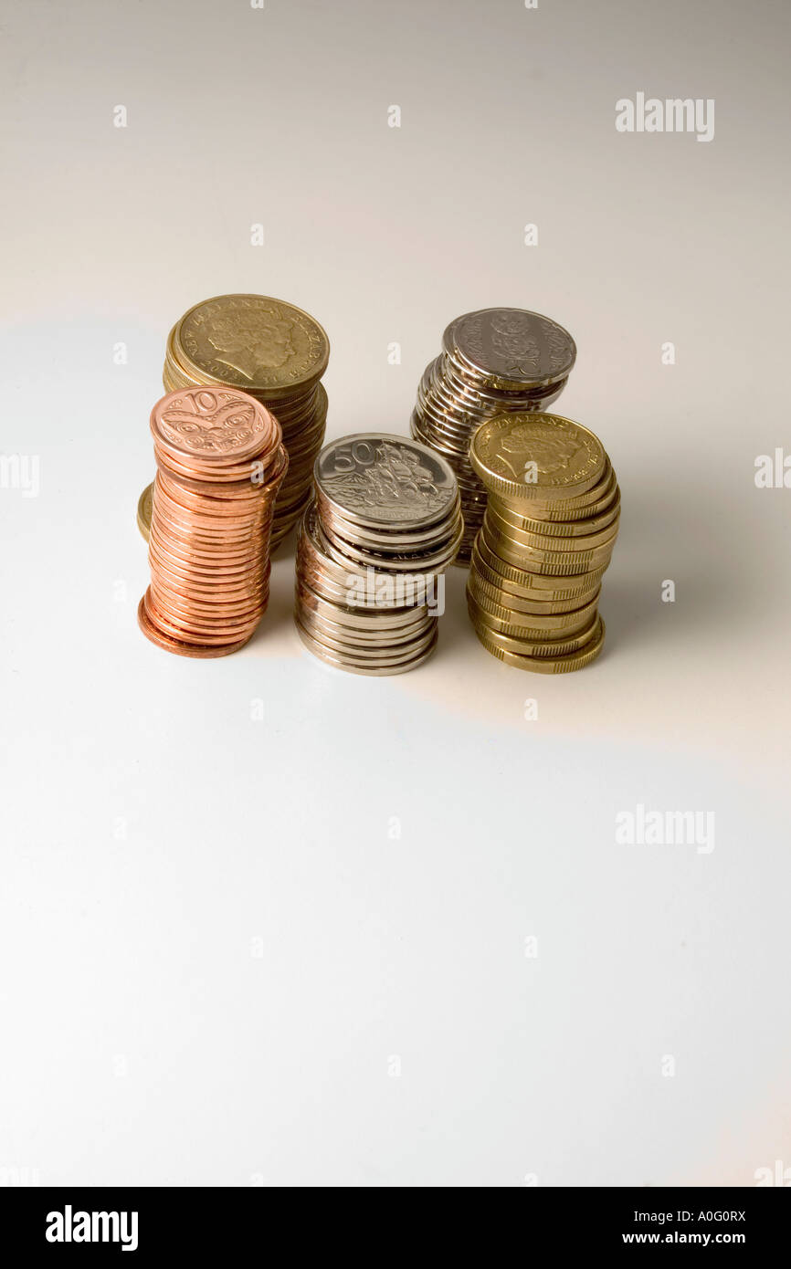 Pile of coins 3 Stock Photo - Alamy