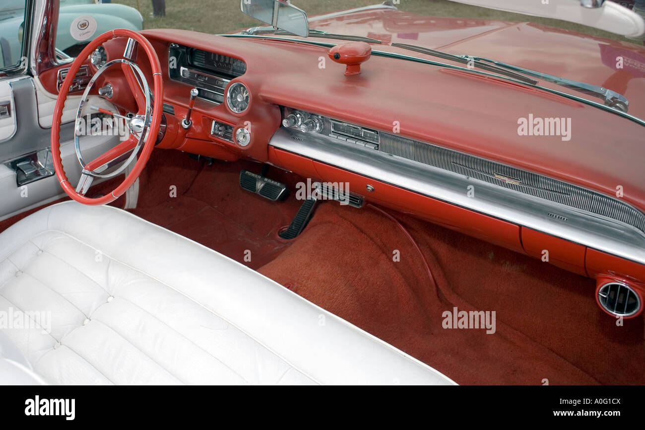 Red cadillac convertible hi-res stock photography and images - Alamy