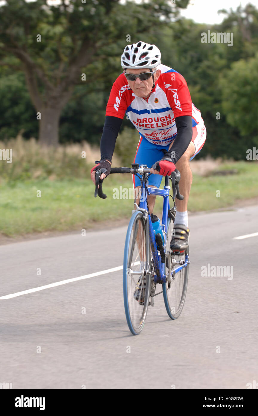 Cycling on a country road hi-res stock photography and images - Alamy
