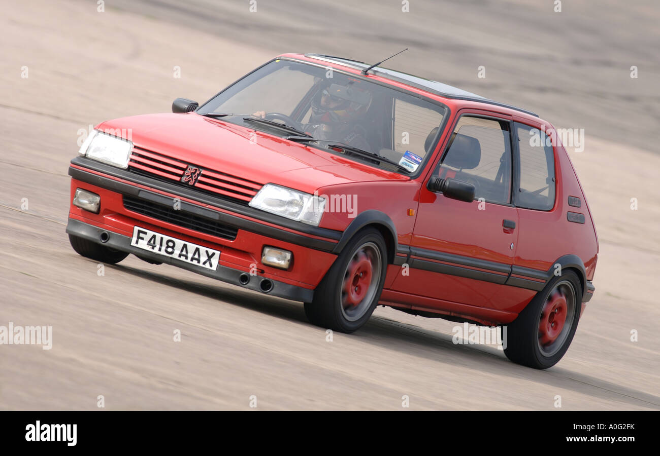 Red peugeot 205 hi-res stock photography and images - Alamy