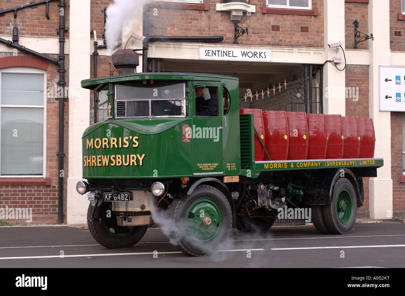 1931 vintage sentinel steam lorry Stock Photo - Alamy