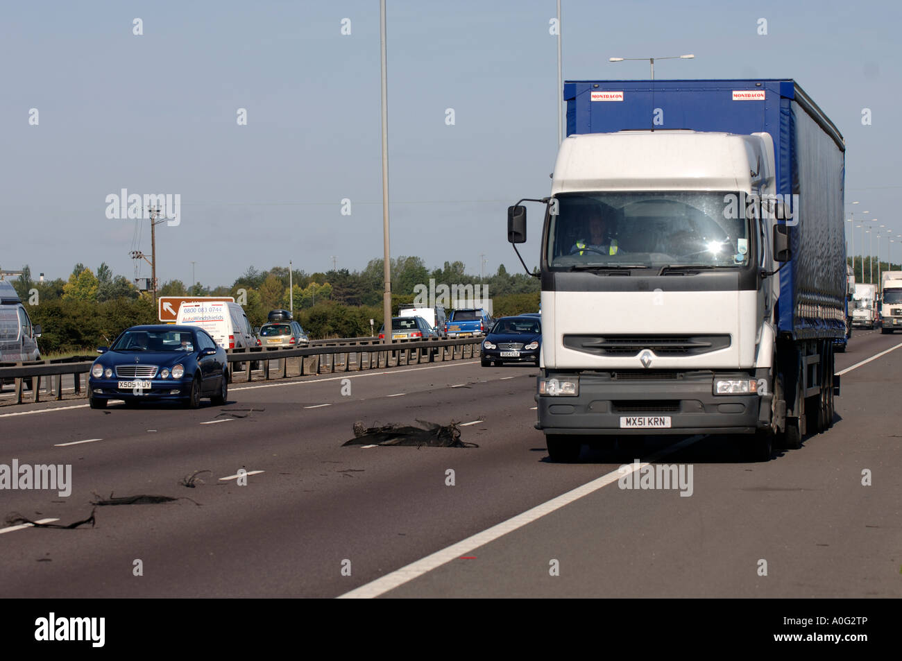 Debris On Motorway High Resolution Stock Photography and Images - Alamy