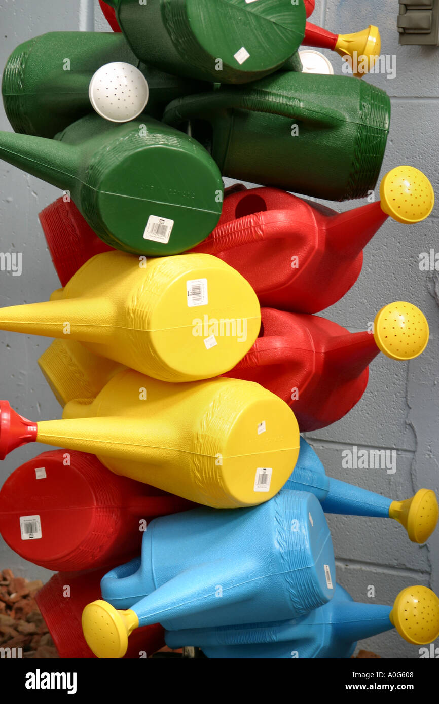 Watering can display hi-res stock photography and images - Alamy