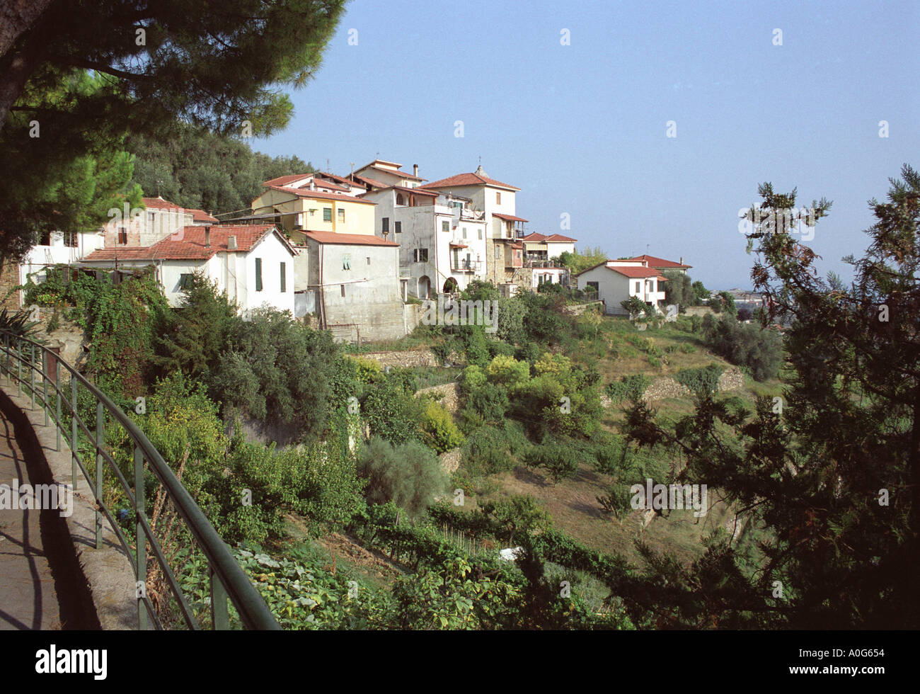 Italy Liguria Pompeiana Stock Photo - Alamy
