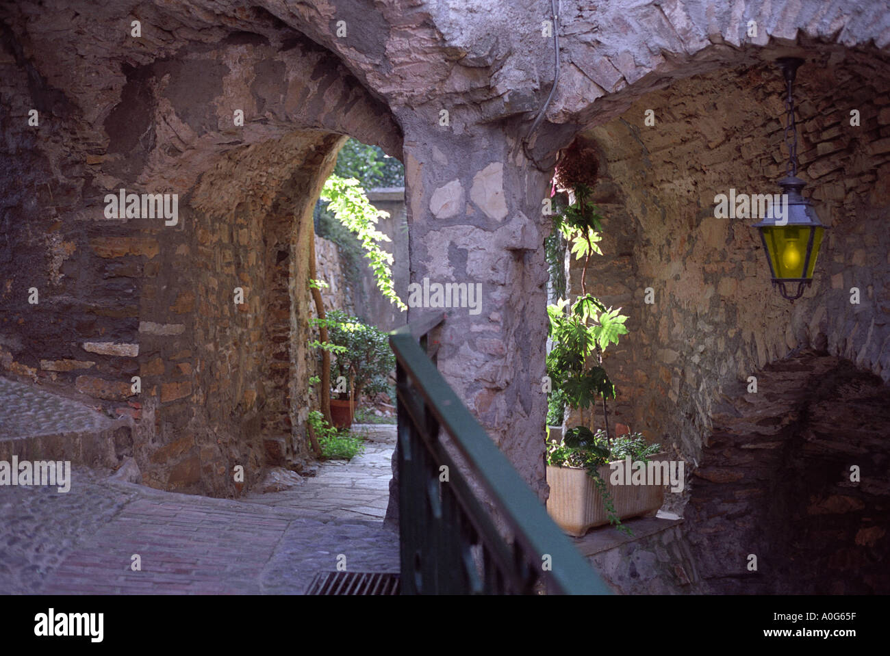Italy Liguria Pompeiana Stock Photo - Alamy