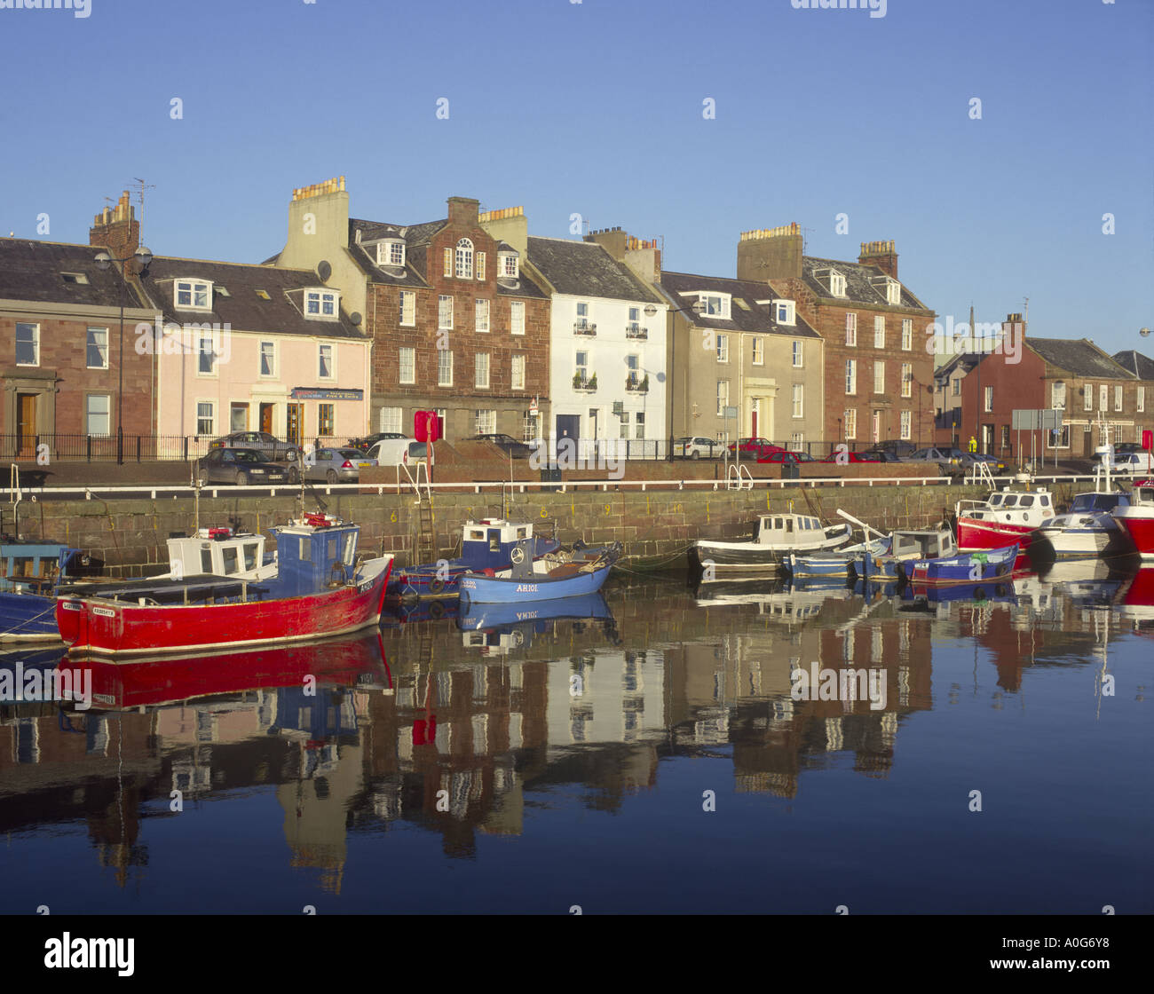 Arbroath Harbour Tayside Stock Photo - Alamy
