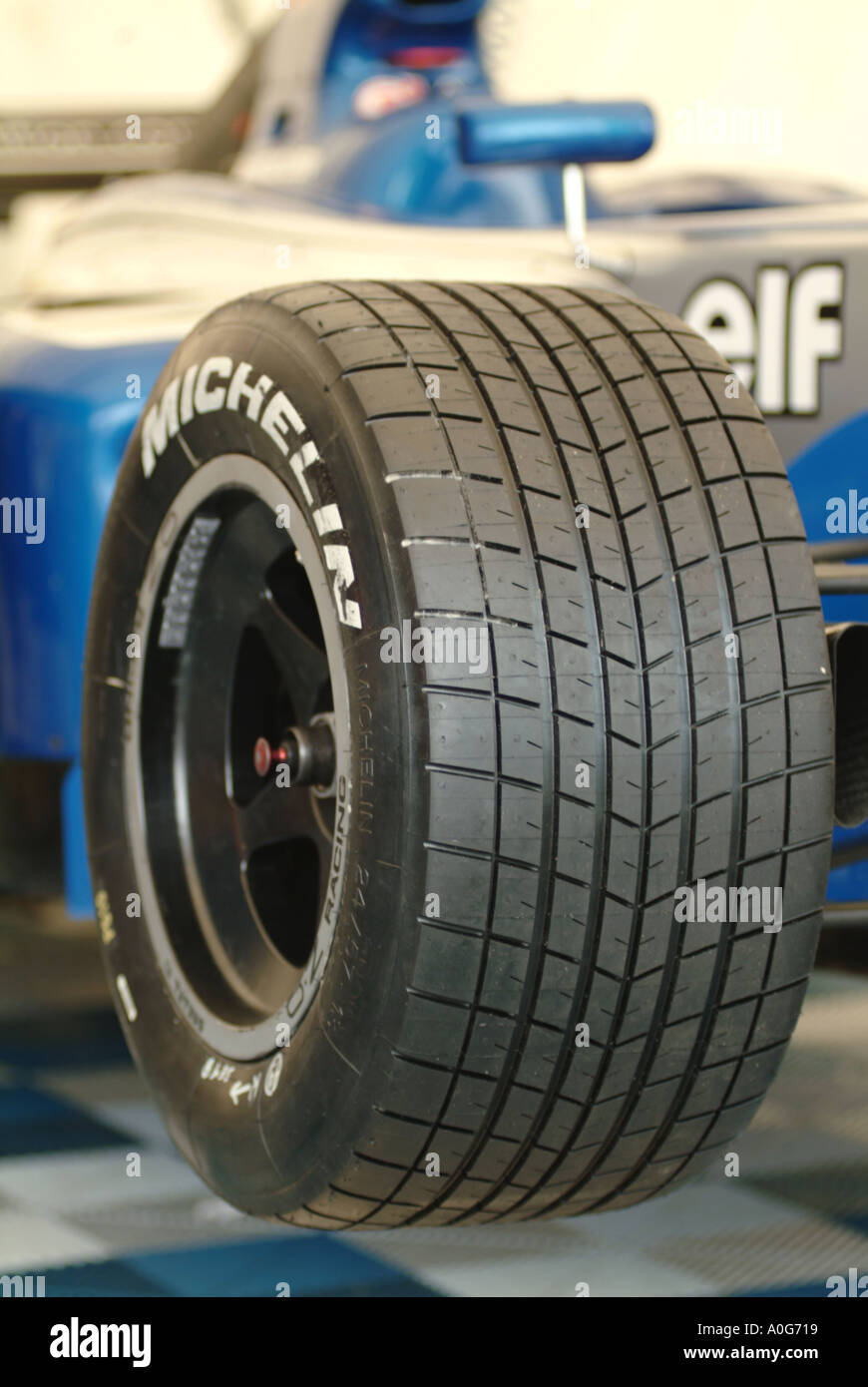 tread tyre wet weather grooved rubber racing car Stock Photo - Alamy