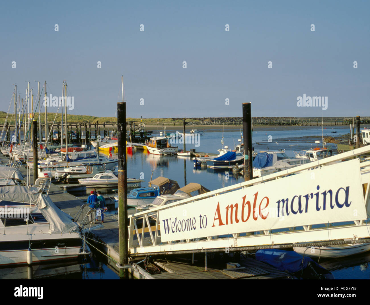 Amble Marina, Amble, Northumberland, England, UK Stock Photo - Alamy