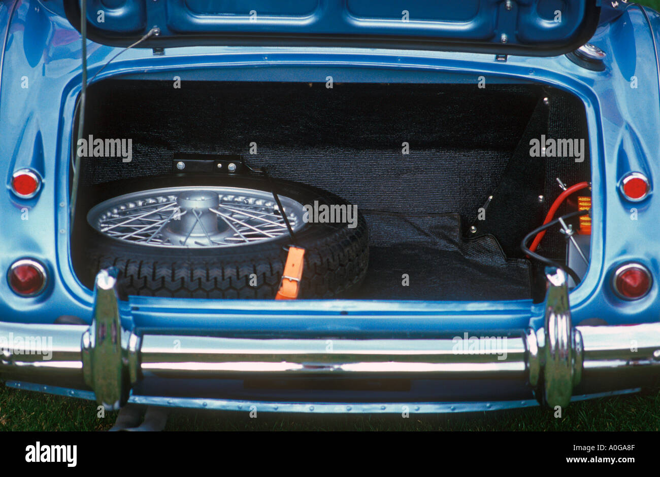 Austin Healey boot Stock Photo - Alamy
