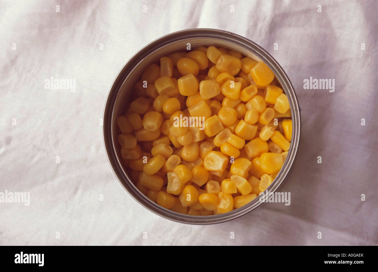 Can of sweetcorn Stock Photo - Alamy