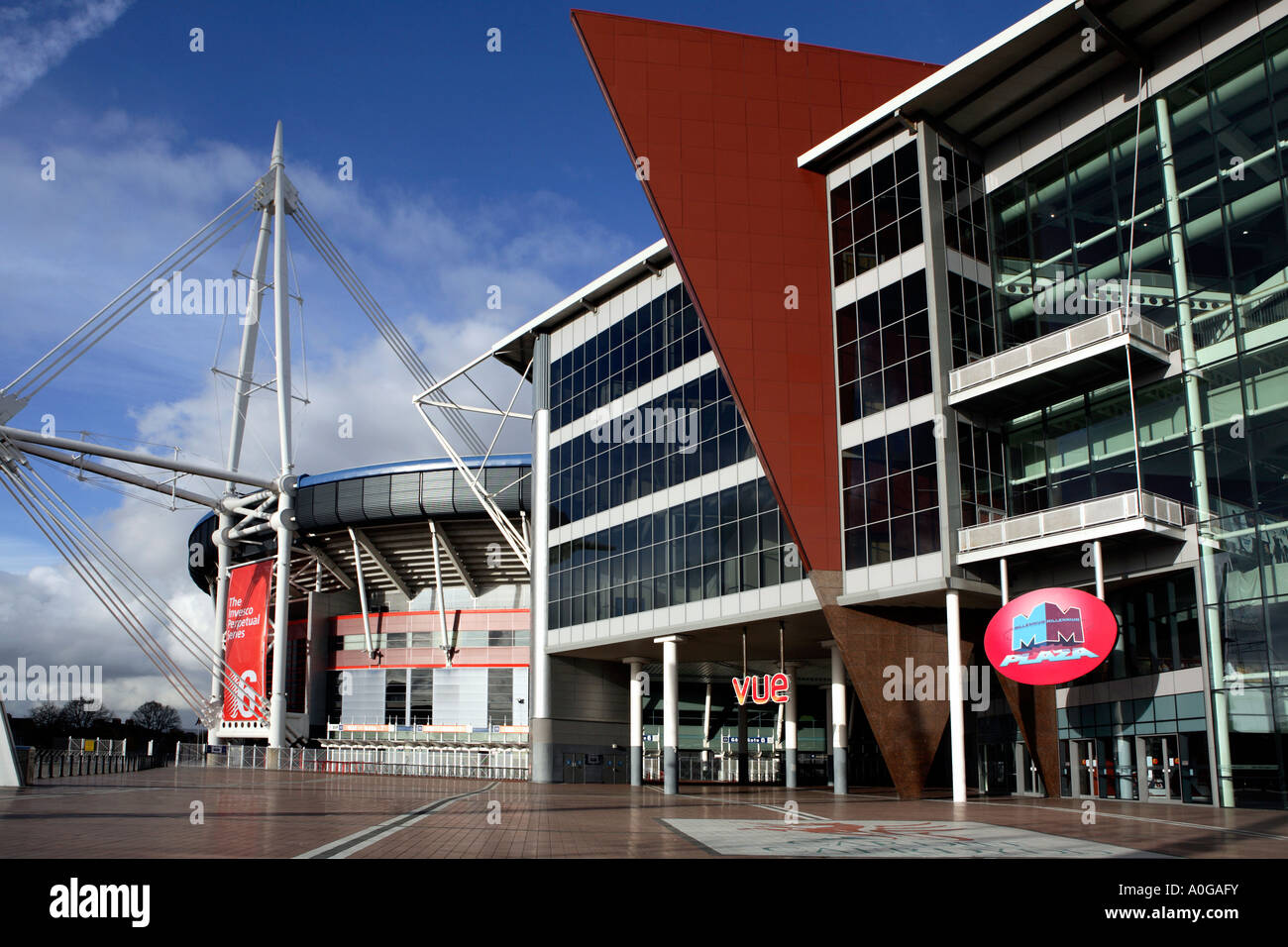 The Wales Millennium Stadium in Cardiff Home of Welsh Rugby Alongside ...