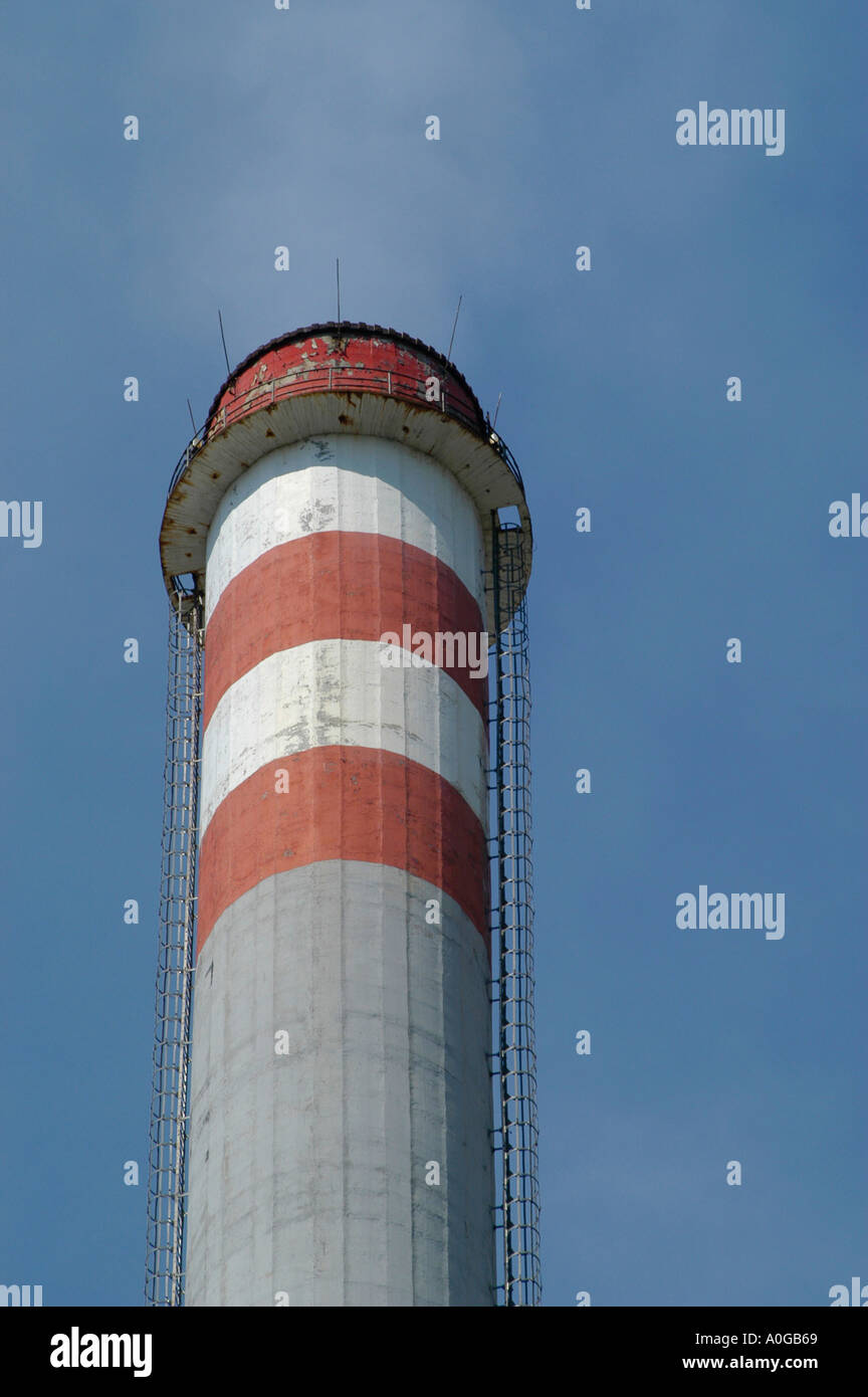 industrial plant, chimney Stock Photo - Alamy