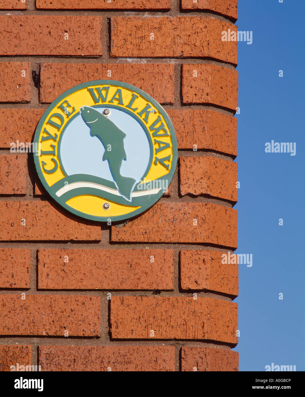 Sign for the Clyde Walkway, Glasgow, Scotland, UK Stock Photo - Alamy