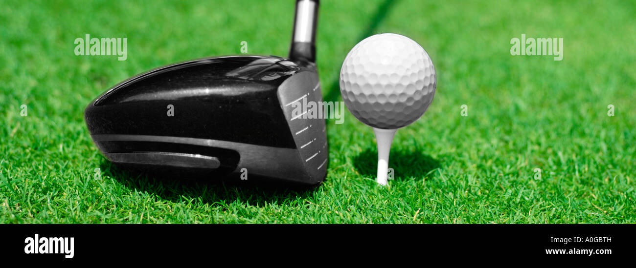 Golf club and ball hi-res stock photography and images - Alamy