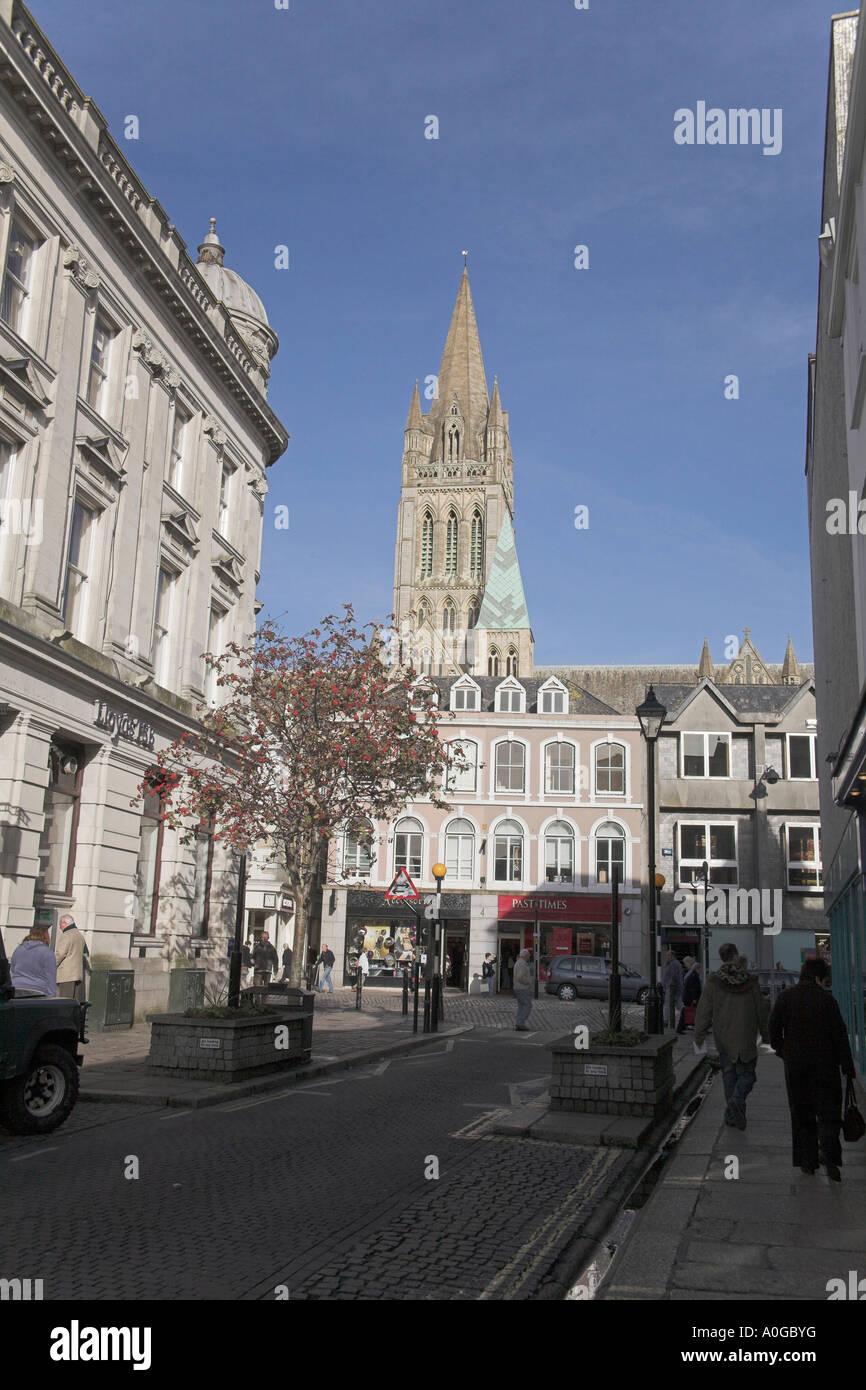 Stock photograph of Lemon Street Truro Cornwall Stock Photo - Alamy
