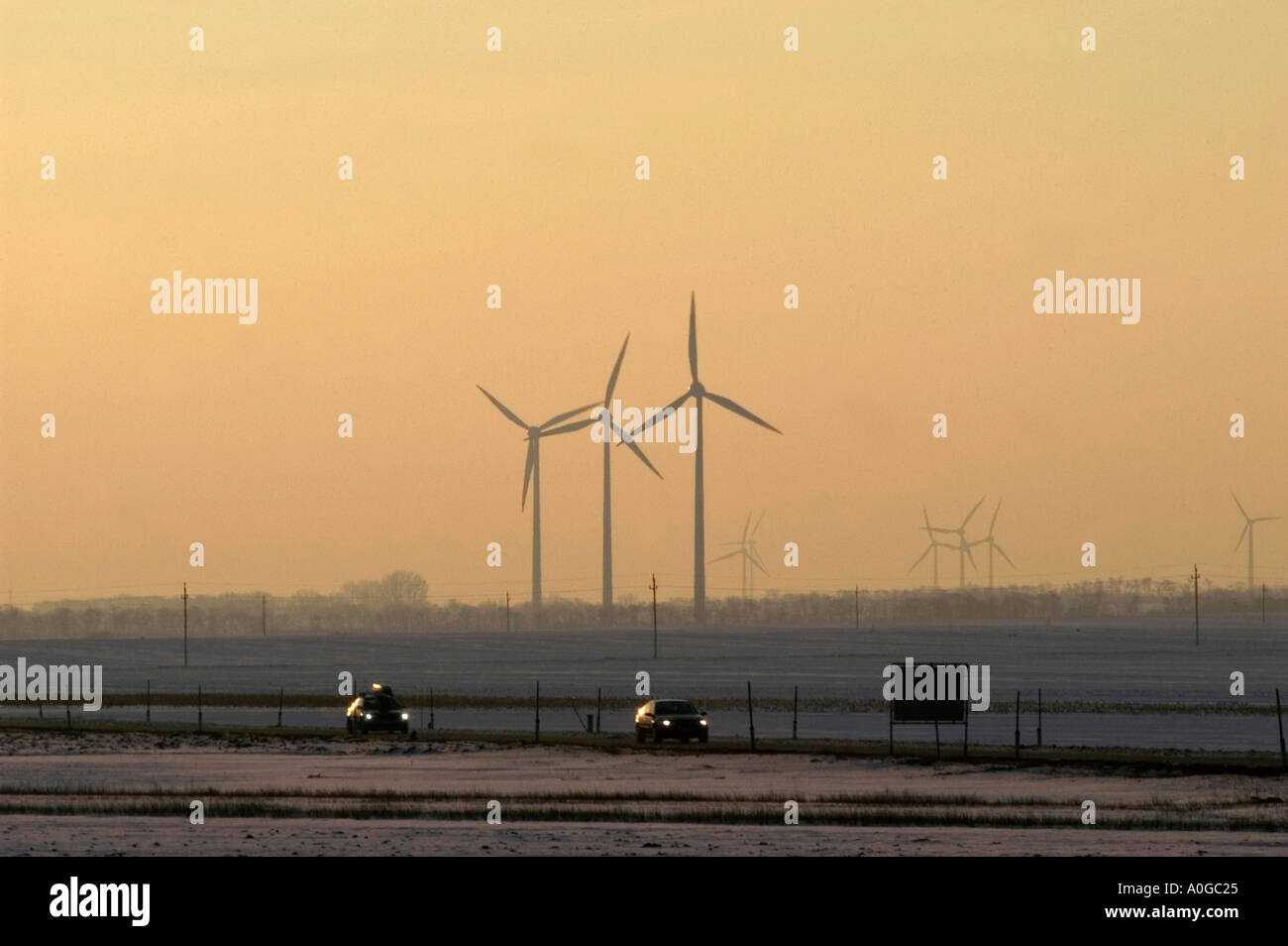 wind wheel in landscape Stock Photo - Alamy