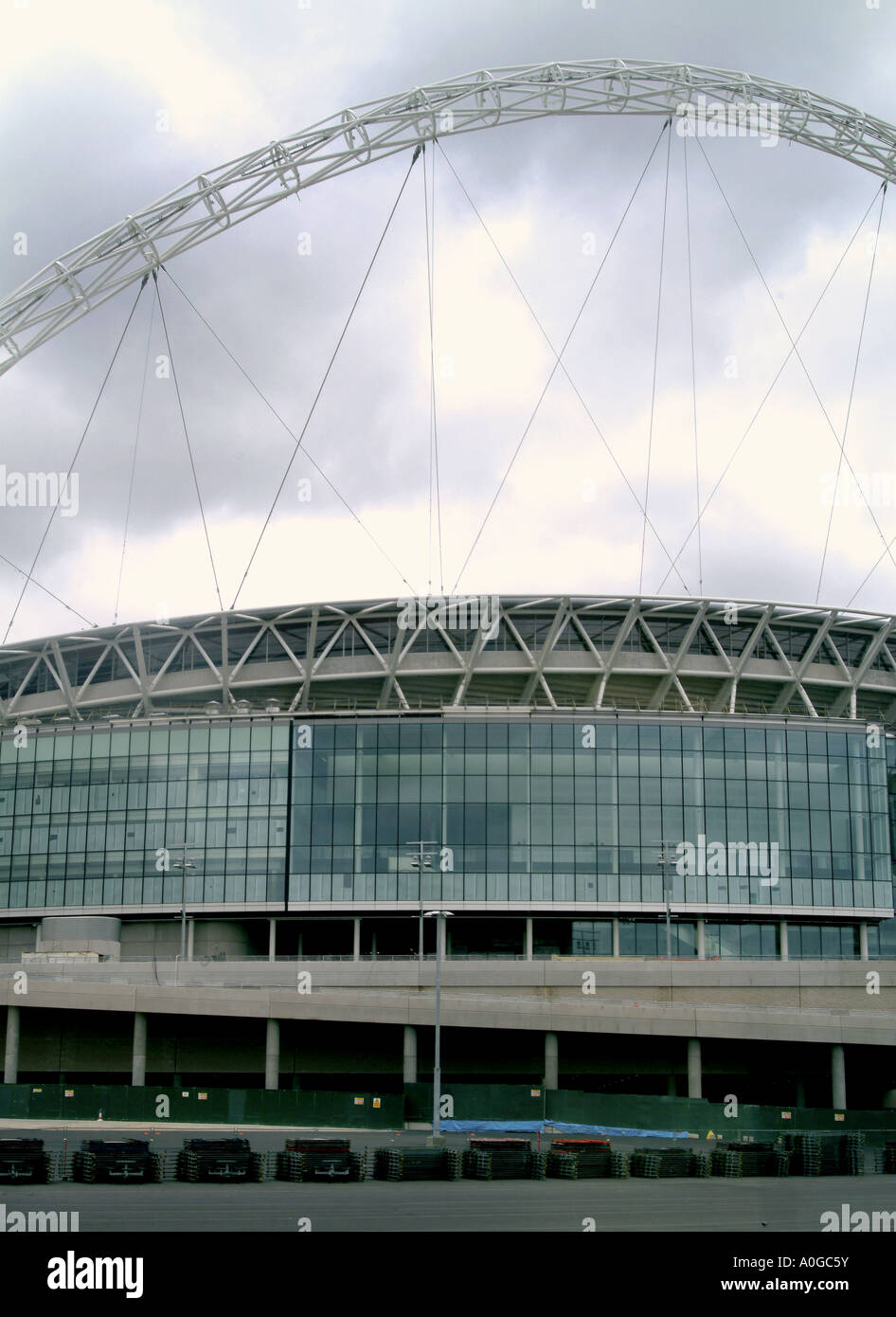 Wembley Stadium under construction in the summer of 2006 Wembley London ...