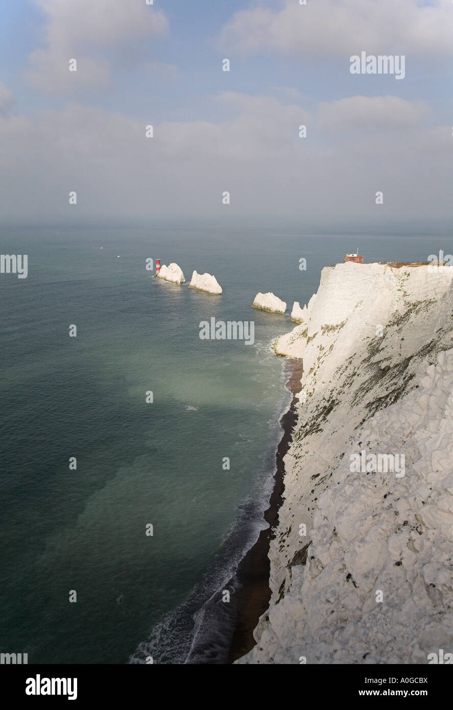 The Needles Isle of Wight Stock Photo - Alamy