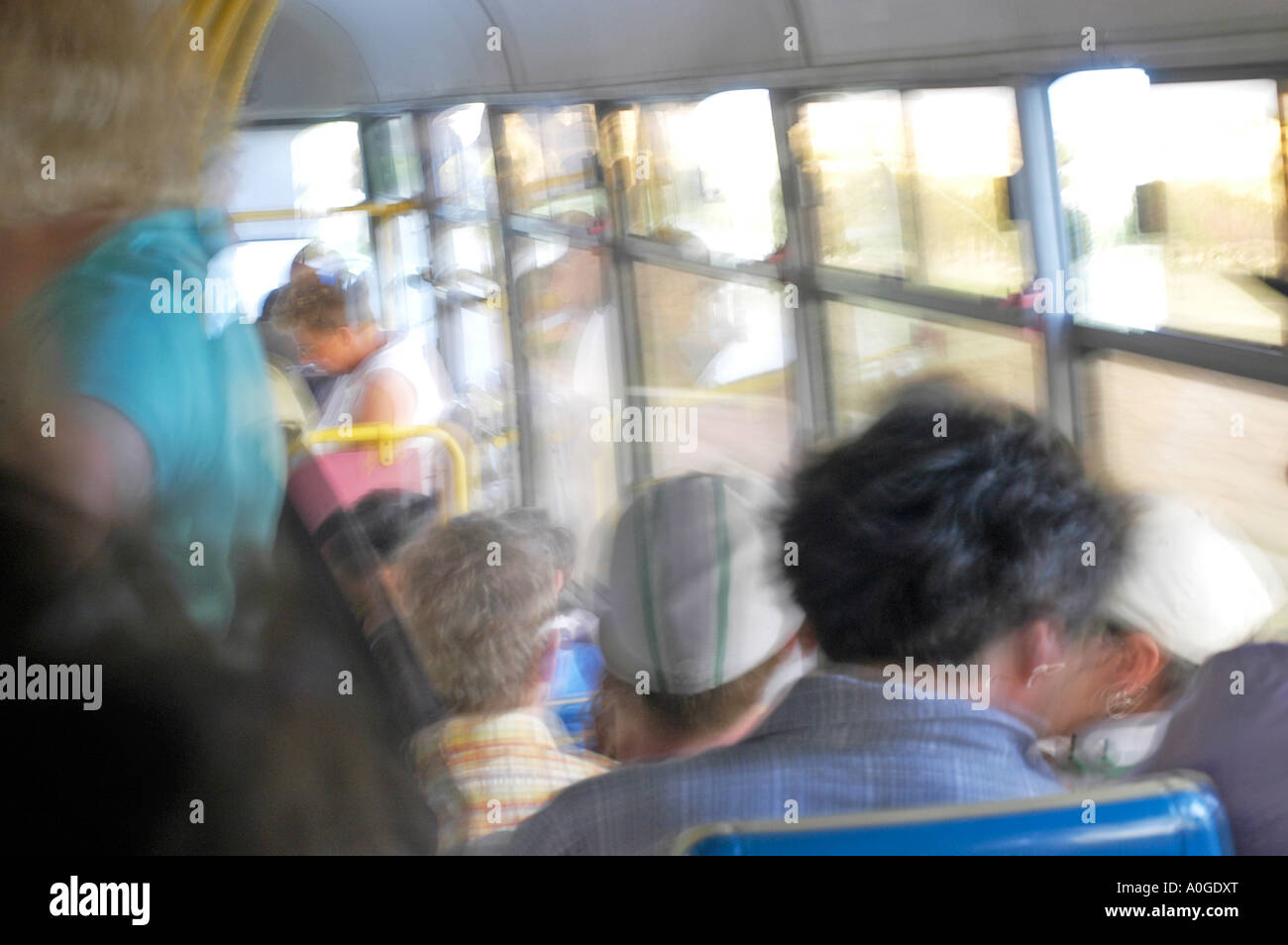 Full bus windows hi-res stock photography and images - Alamy