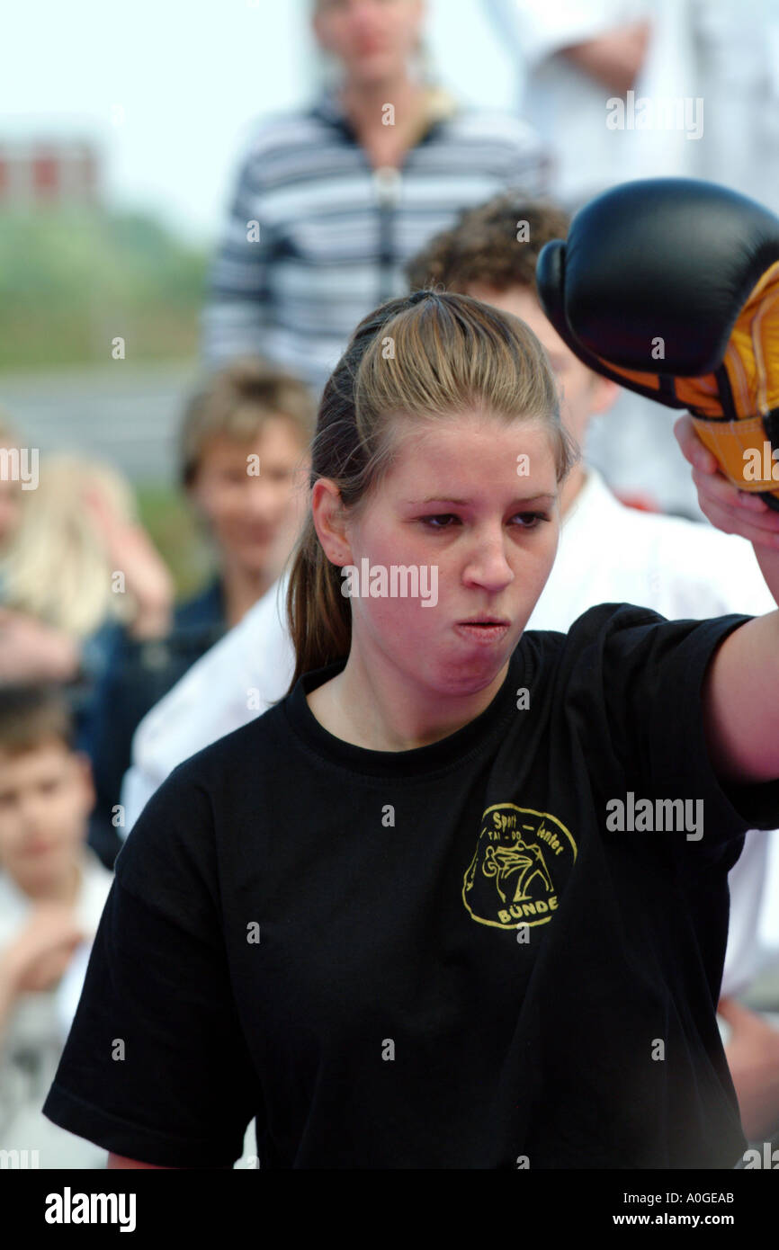 Germany girl boxing gloves hi-res stock photography and images - Alamy
