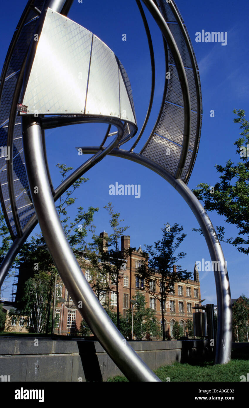 New Sculpture at URBIS Manchester City Centre England Stock Photo - Alamy