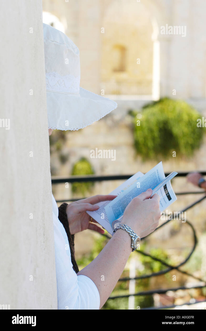 Women reading guide book in tourist resort Stock Photo - Alamy
