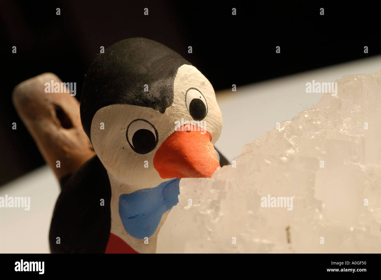 penguin pipe, crystal Stock Photo - Alamy