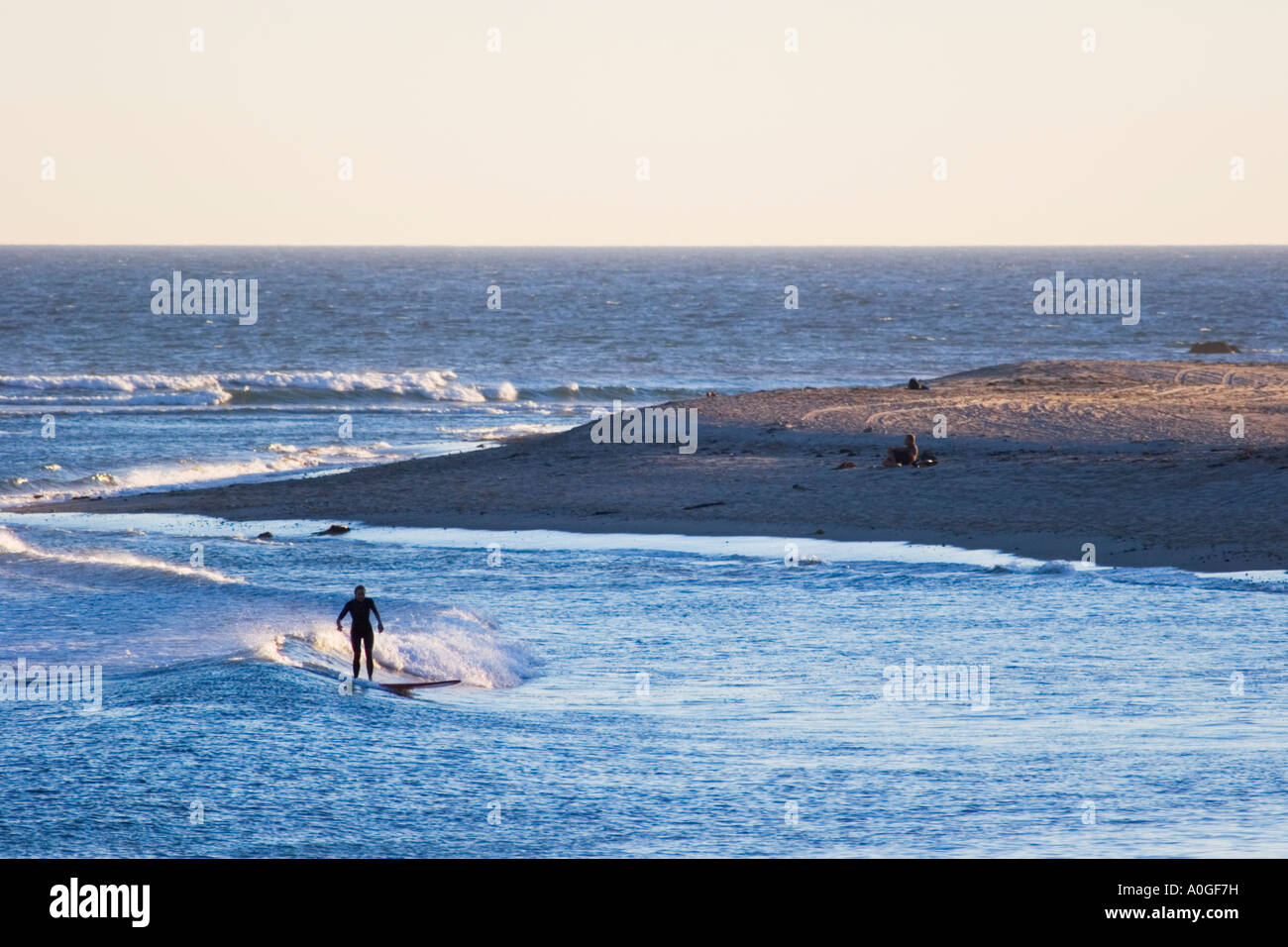 Surfers at SurfRider beach, Malibu Stock Photo - Alamy