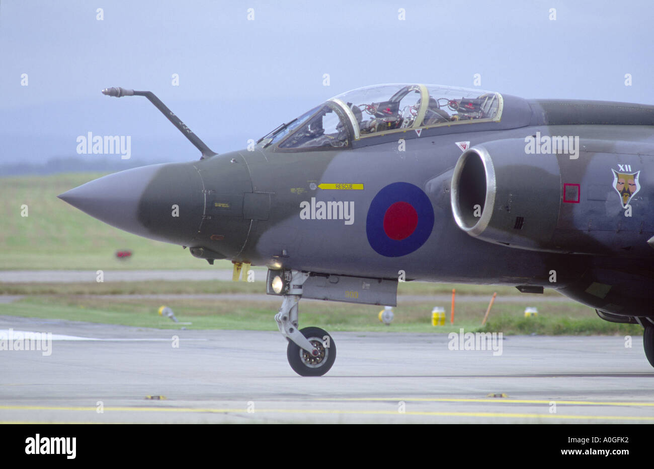 HS Blackburn Buccaneer S2B preparing for takeoff from RAF Lossiemouth ...