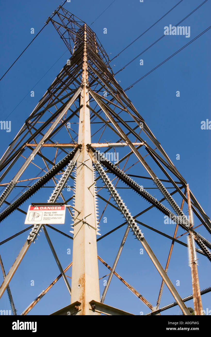 Dont fall off the tower Stock Photo - Alamy