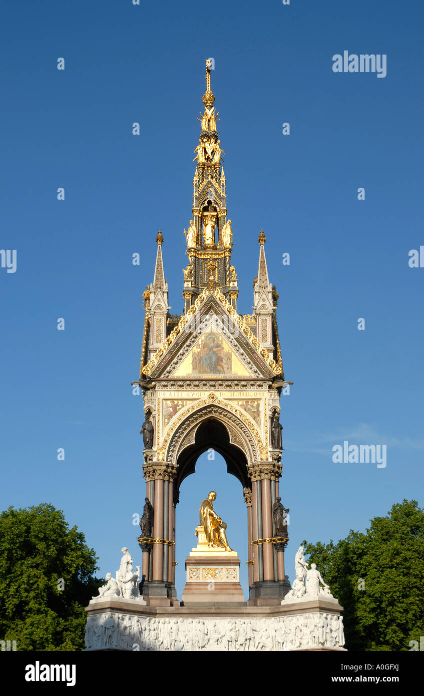 The Albert Memorial Kensington Gardens London Stock Photo - Alamy