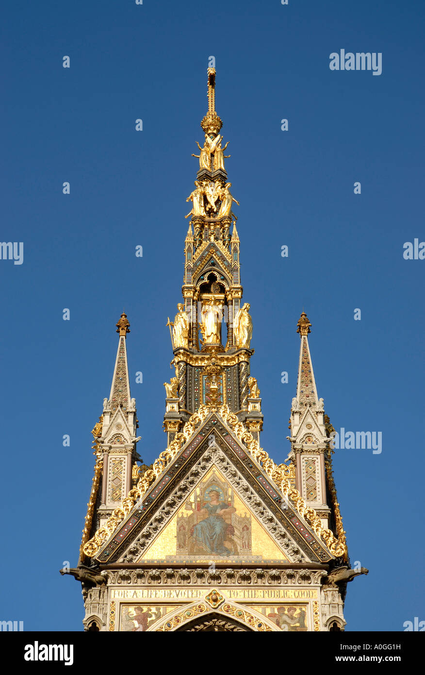 The Albert Memorial Kensington Gardens London Stock Photo - Alamy