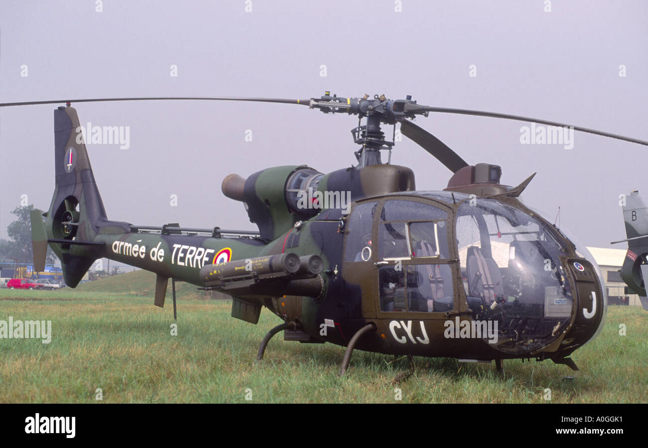 Aerospatiale Gazelle SA 342M (CYJ) French Army Helicopter. GAV 2141-183 ...
