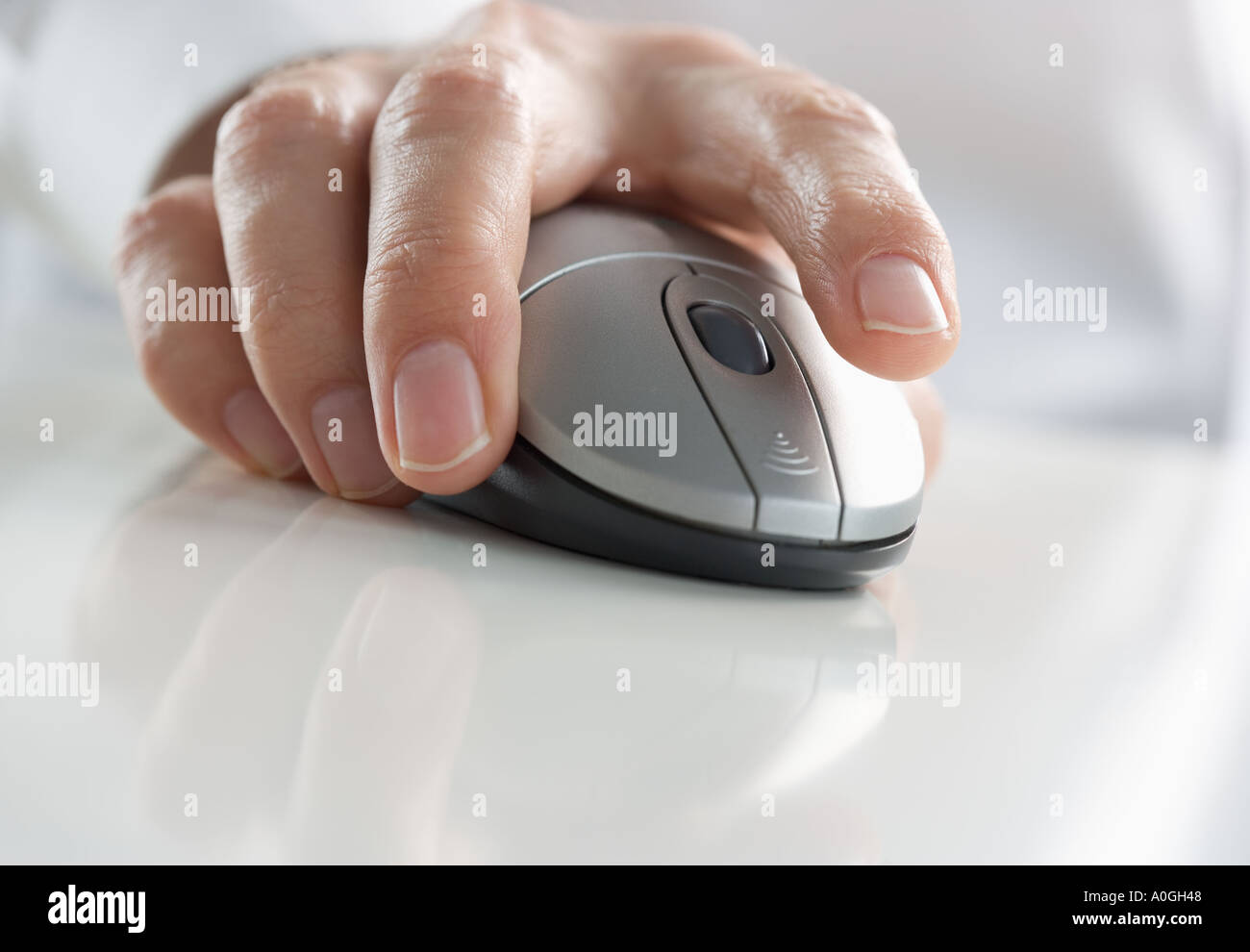 Hand Pressing High Resolution Stock Photography and Images - Alamy