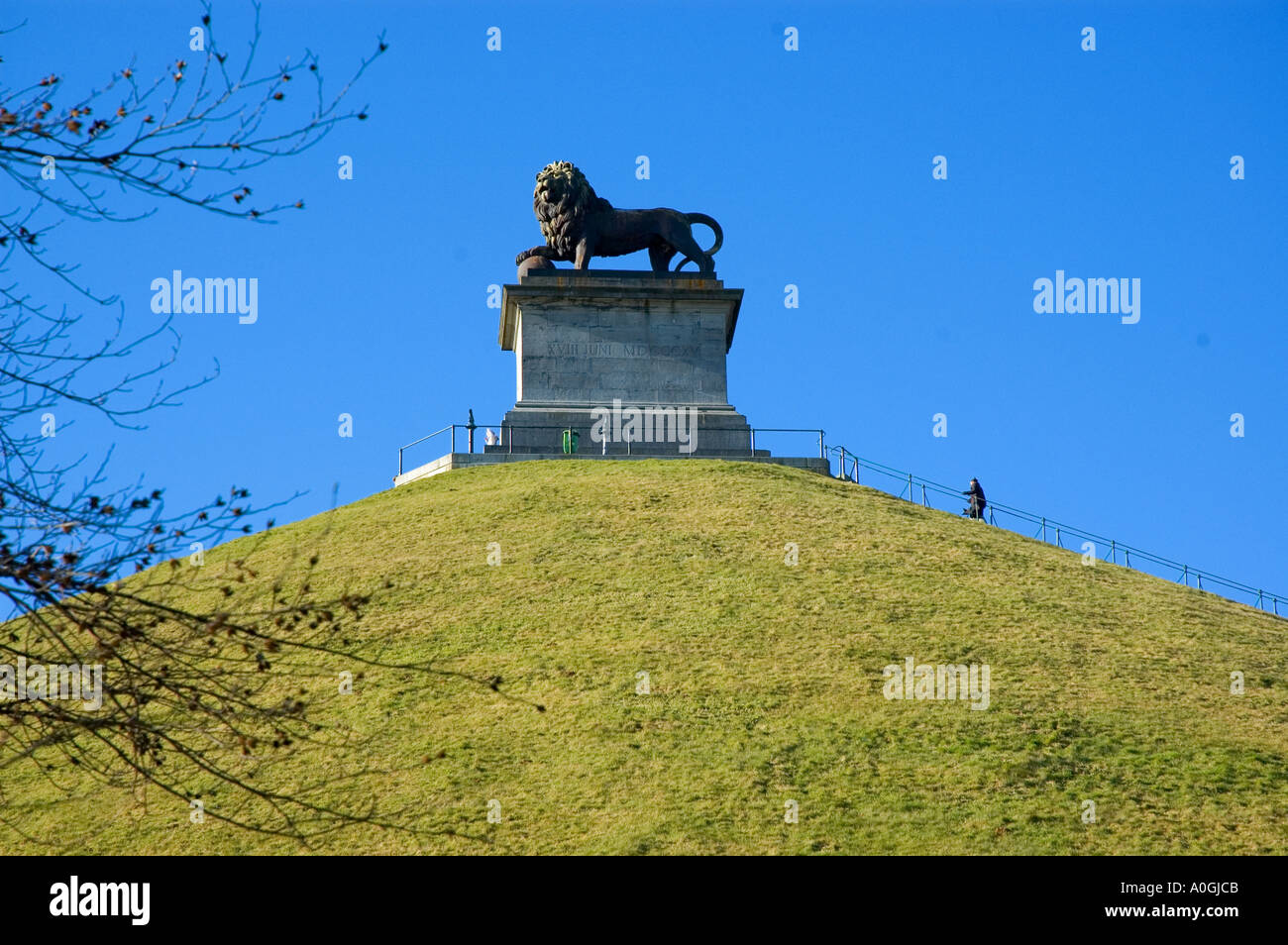 Memorial to the battle of Waterloo Belgium Stock Photo - Alamy