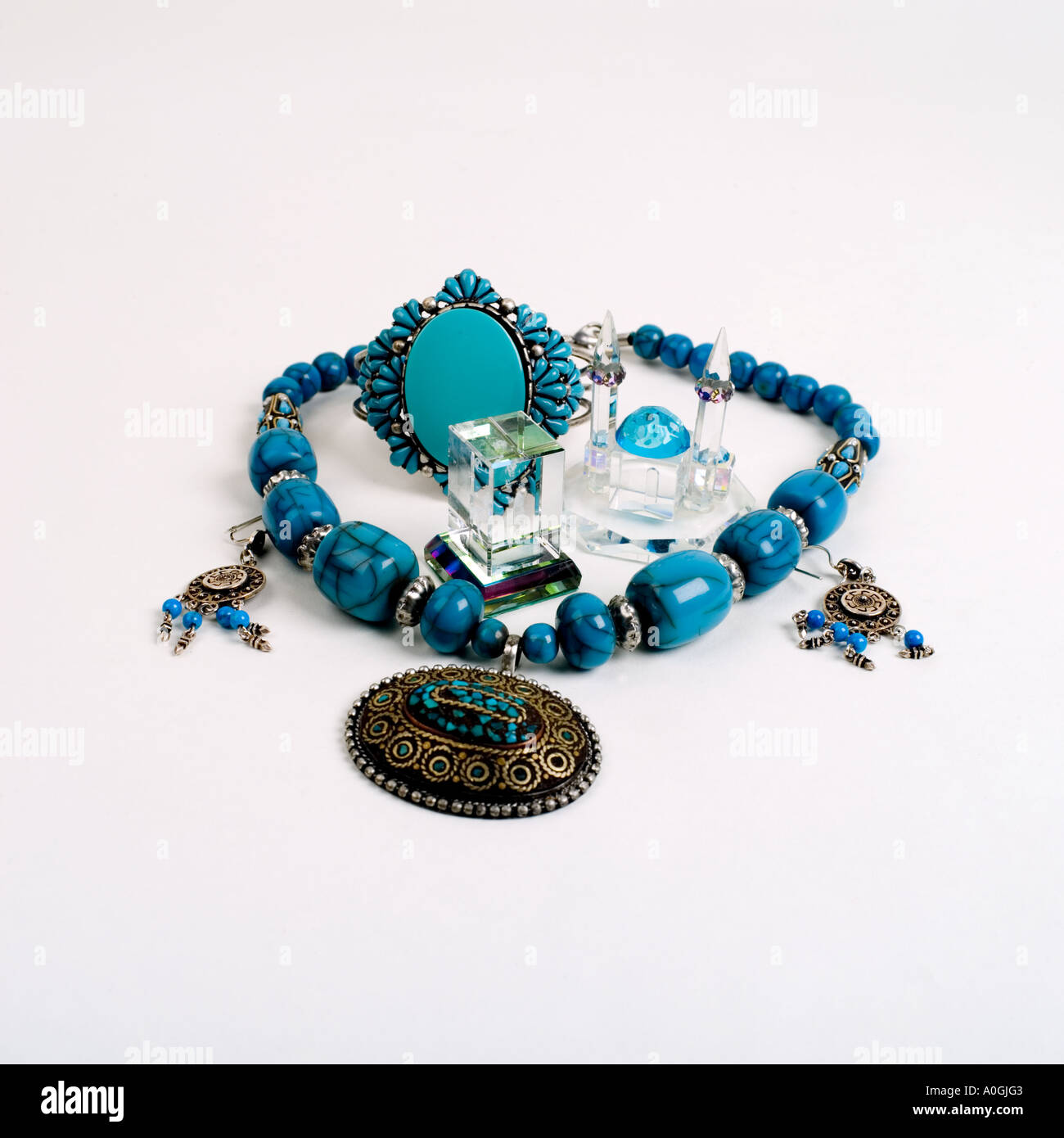 JEWELRY, BLUE STONE Stock Photo - Alamy