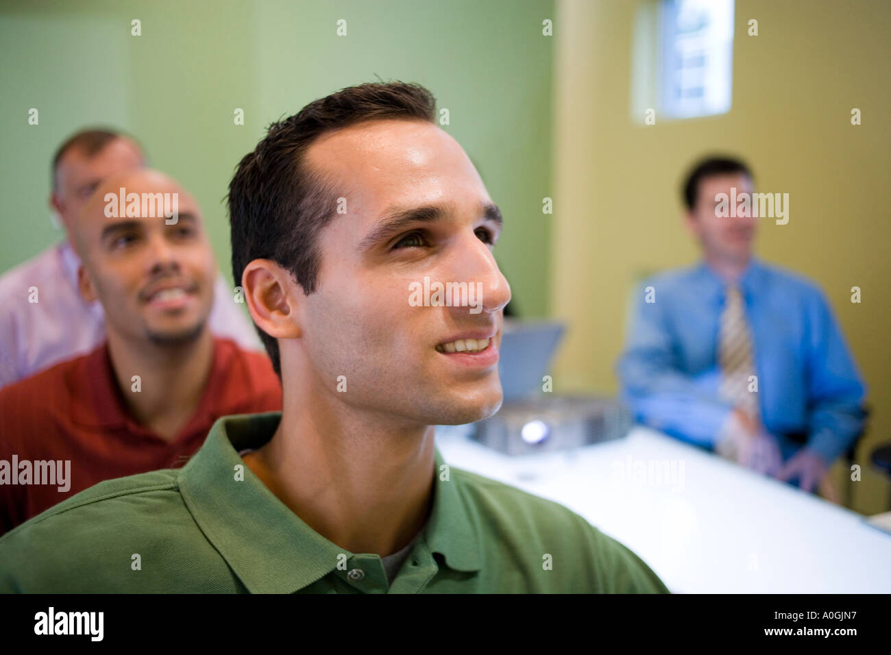 Business executives in a conference room Stock Photo - Alamy