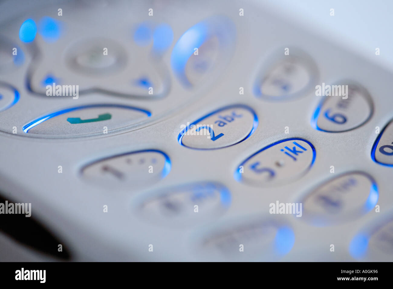 Closeup of mobile phone keypad Stock Photo - Alamy