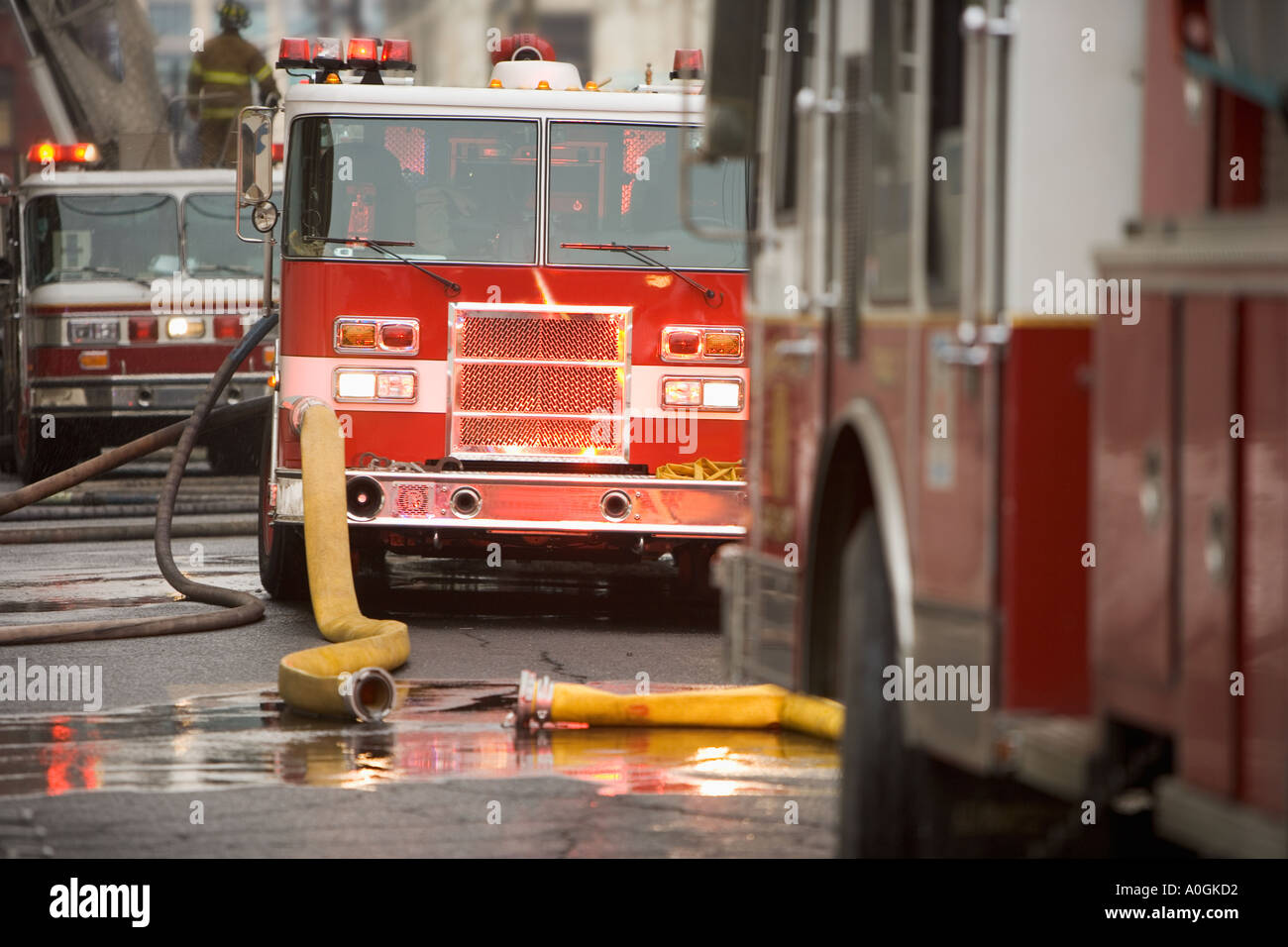 Firefighters work stop water hi-res stock photography and images - Alamy
