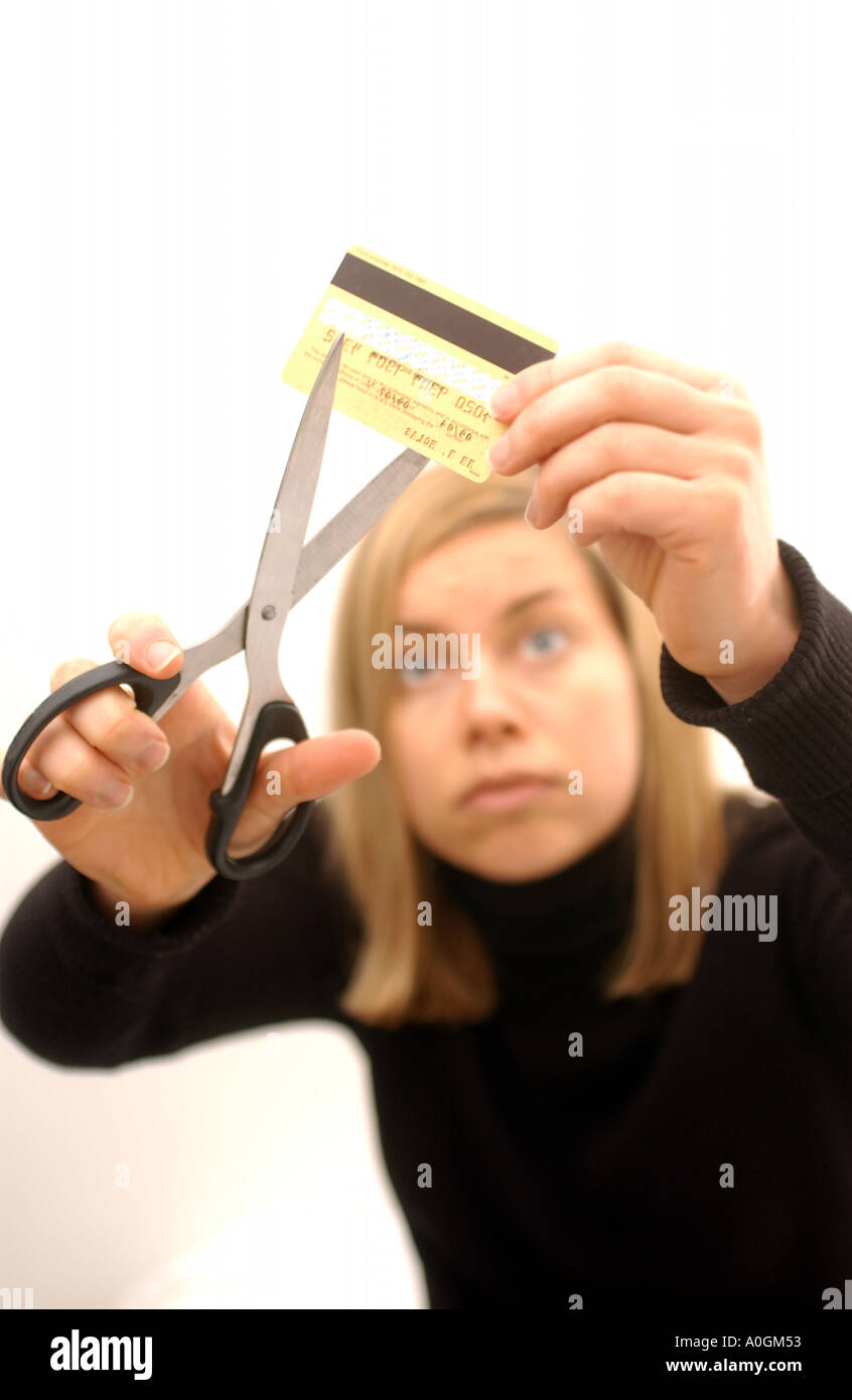 Cut up store cards hi-res stock photography and images - Alamy