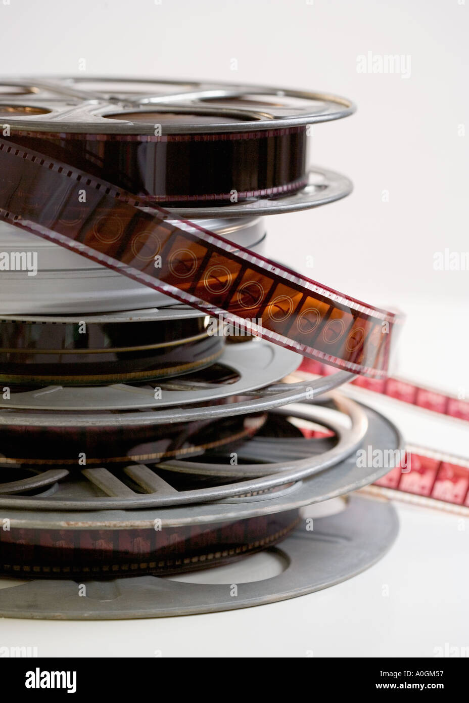 Closeup edge film reel hi-res stock photography and images - Alamy
