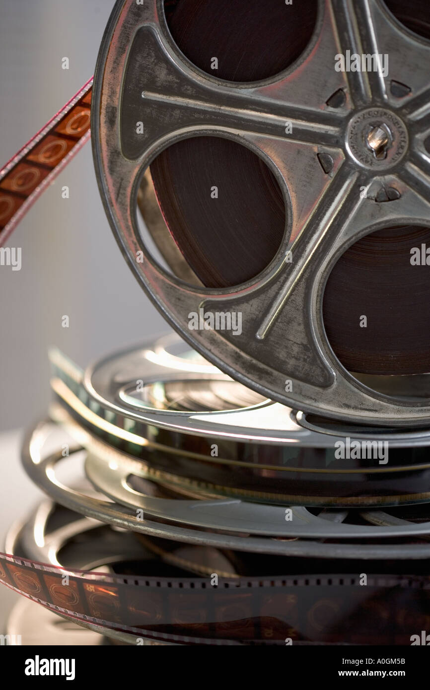 Closeup edge film reel hi-res stock photography and images - Alamy