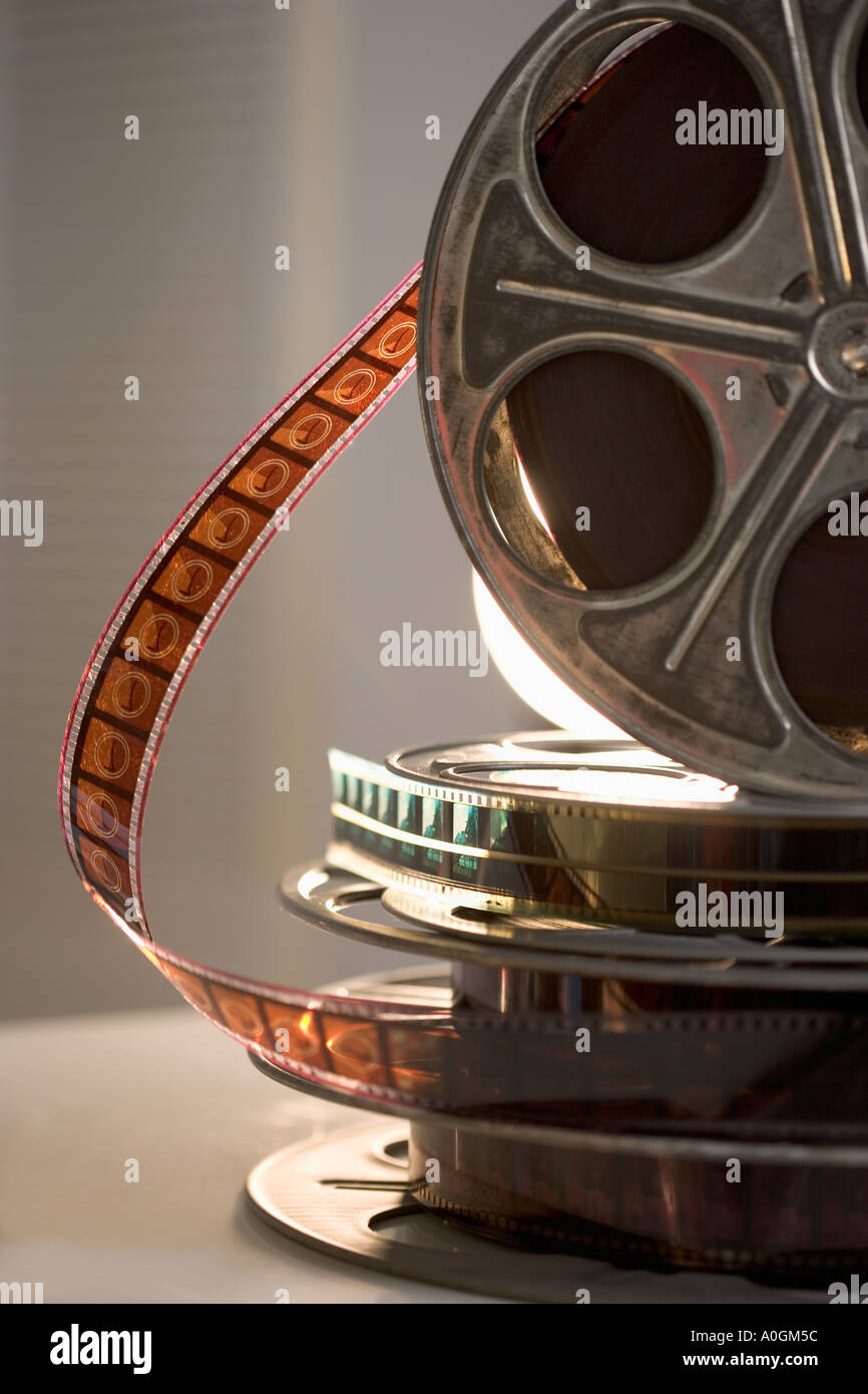 Closeup edge film reel hi-res stock photography and images - Alamy