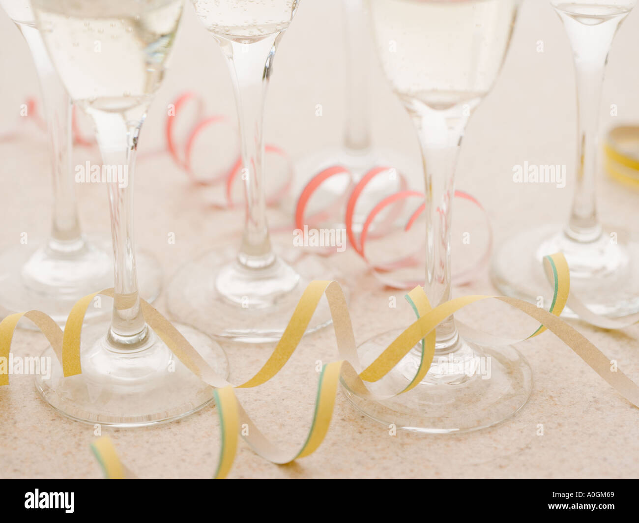 Curled ribbons close up hi-res stock photography and images - Alamy