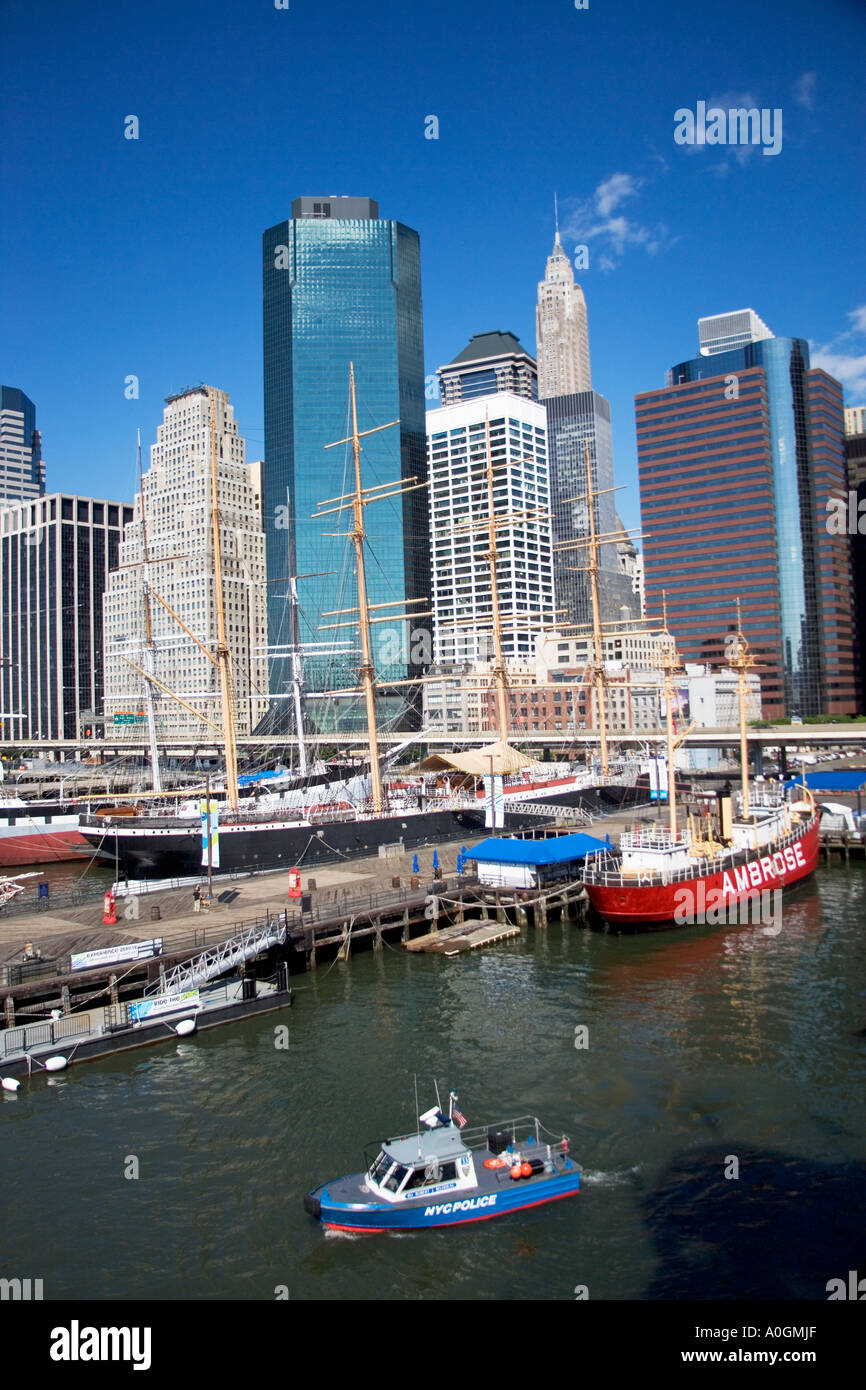SEAPORT, NEW YORK CITY Stock Photo - Alamy