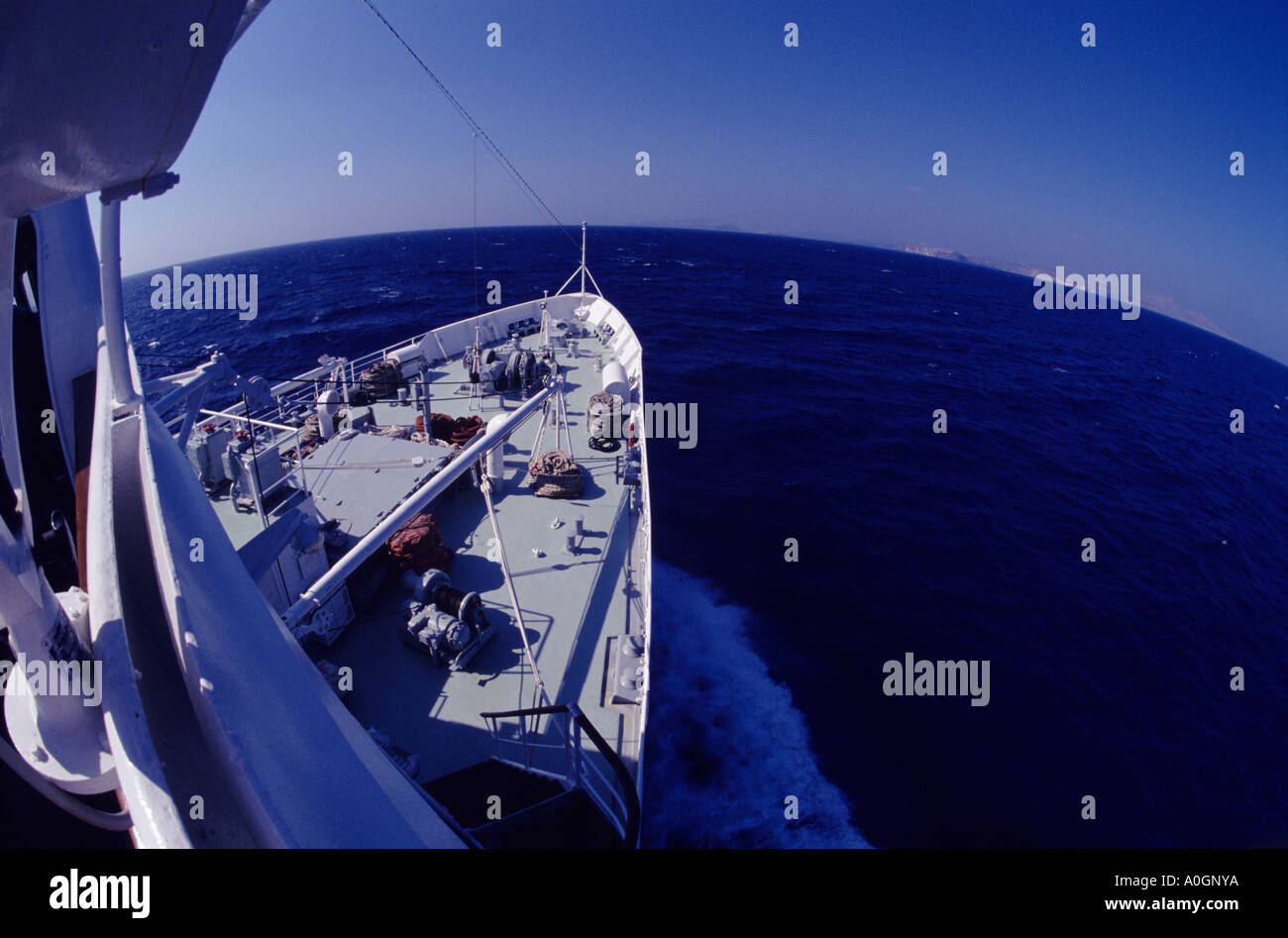 BOW OF THE SHIP Stock Photo - Alamy