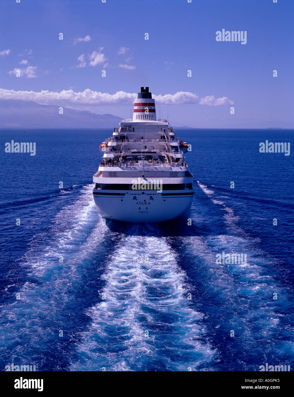 STERN OF THE CRUISE SHIP Stock Photo - Alamy