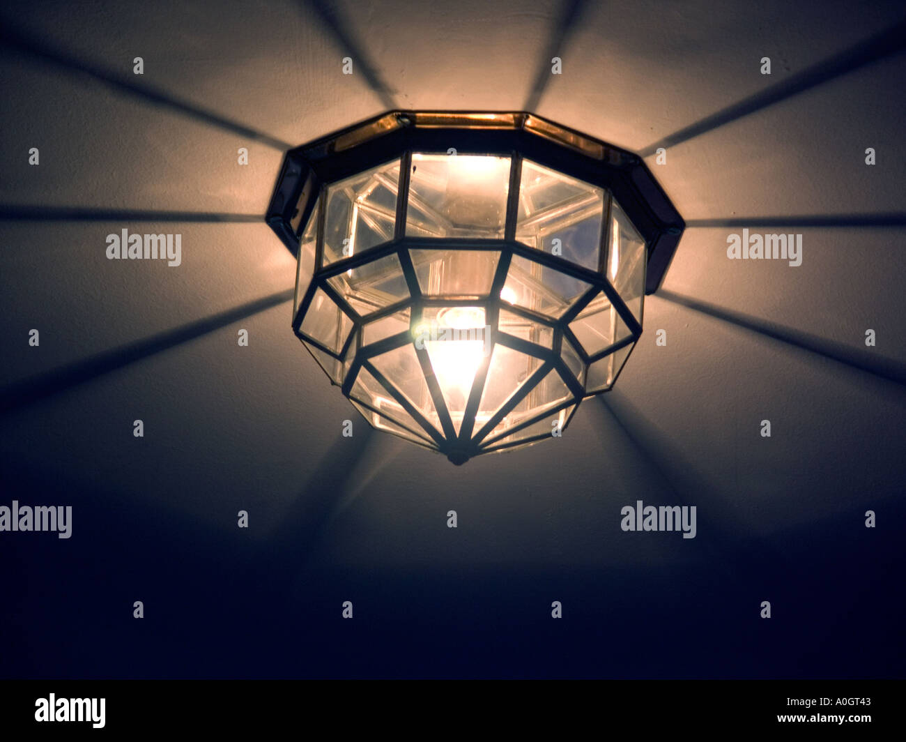 electric ceiling light pattern Stock Photo - Alamy