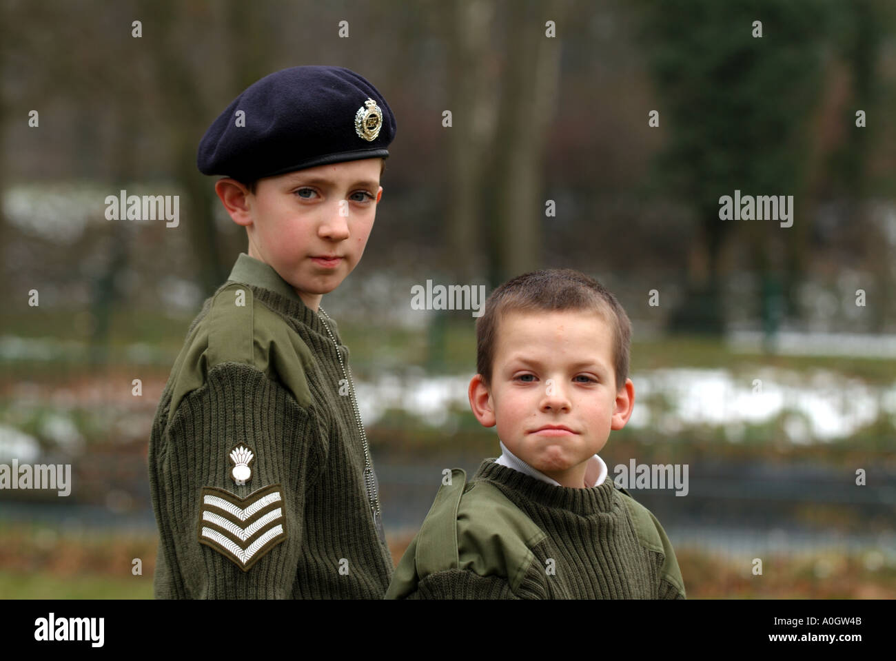 boy soldier british army uniform Stock Photo - Alamy